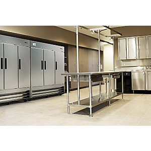 KoolMore 82" 3 Door Stainless Steel Upright Commercial Reach-in Freezer - 72 cu. ft, Model:RIF-3D-SS