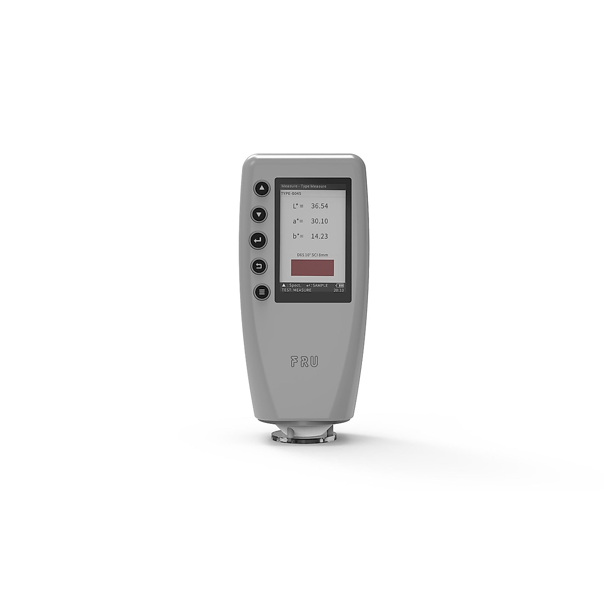 New Digital Portable Colorimeter WR10 Color Reader Color Analyzer, Aperture: 8mm, CIELAB, Wavelength: 400nm-700nm, Accuracy △E<0.05, Color Simulation, with White/Black Calibration Board