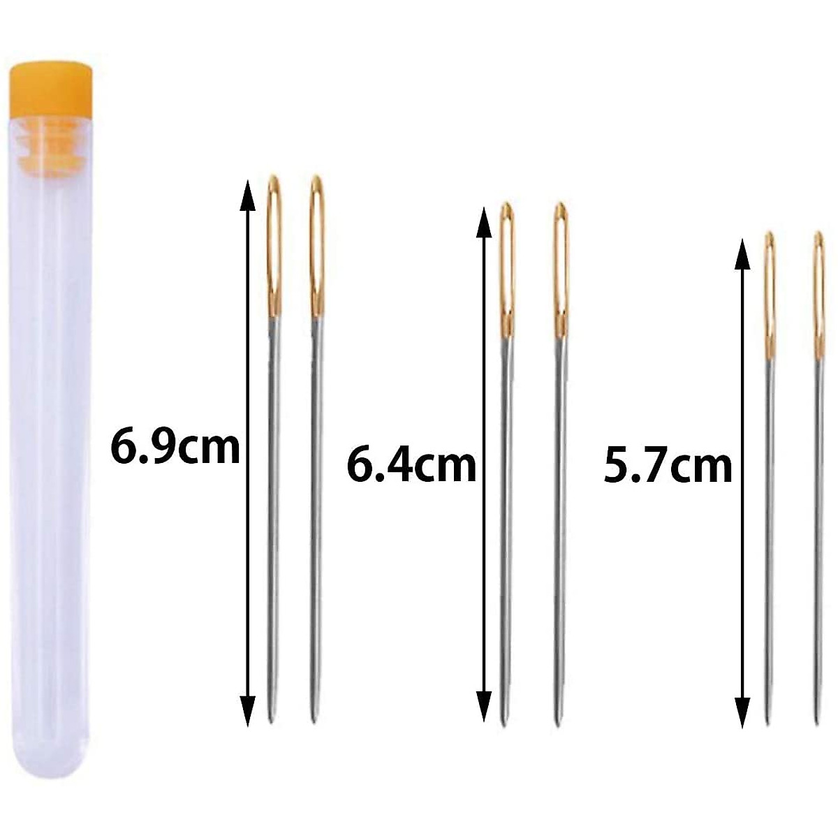 11 Pieces Bookbinding Kit Starter Tools Set Bone Folder Paper Creaser, Waxed Thread, Awl, Large-Eye Needles for DIY Bookbinding Crafts and Sewing Supplies