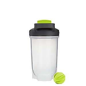 Contigo Shake & Go Fit Snap Lid Shaker Bottle, 20 oz., Electric Green