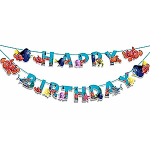 Seyal® Find Nemo Happy Birthday Banner