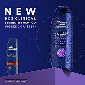 Head & Shoulders Clinical Strength Dandruff Shampoo Twin Pack, Advanced Oil Control with Refreshing Citrus, 13.5 Oz Each