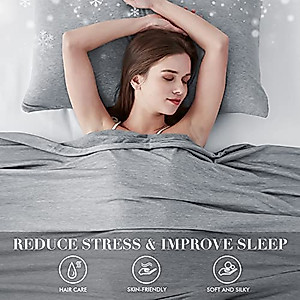 LUXEAR Cooling Blanket for Hot Sleepers Night Sweats Japanese Q-Max>0.4 Arc-Chill Cooling Fiber Keep Adults/Children Cool All Night Twin Size Cool Summer Blanket 59 X 79in -Gray