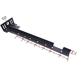 Tech Team Bed Frame Extension Set, Extend a Metal Bedframe to Meet a Headboard or Footboard, 2 Pieces, Hardware Included