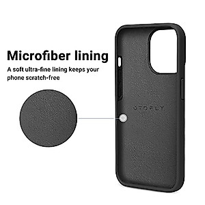 OTOFLY Designed for iPhone 14 Pro Case, Silicone Shockproof Slim Thin Phone Case for iPhone 14 Pro 6.1 inch (Black)