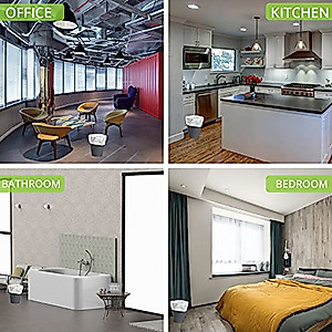 Biodegradable Bathroom Trash Bags 2 Gallon Garbage Bags, 100 Counts 7.5 Liters Wastebasket Trash Liners for Office Home, White