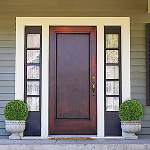 Northlight 19" Green Two Tone Artificial Topiary Boxwood Garden Ball