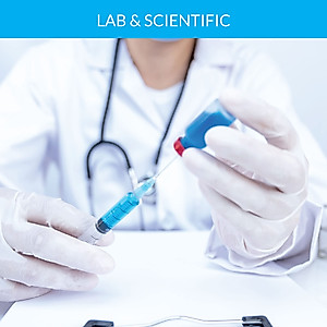 100 Pack 25Ga 5/8 Inch Sterile Disposable Injection Needle with Cap for Animal, Pet, Poultry and Industrial Dispensing Needl Accessories