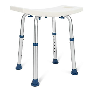 GreenChief Shower Chair for Inside Shower, Narrow Shower Stool Adjustable Bath Seat, Medical Bathtub Stool Small Shower Bench for Elderly, Senior, Handicap, Disabled (300 LBS)