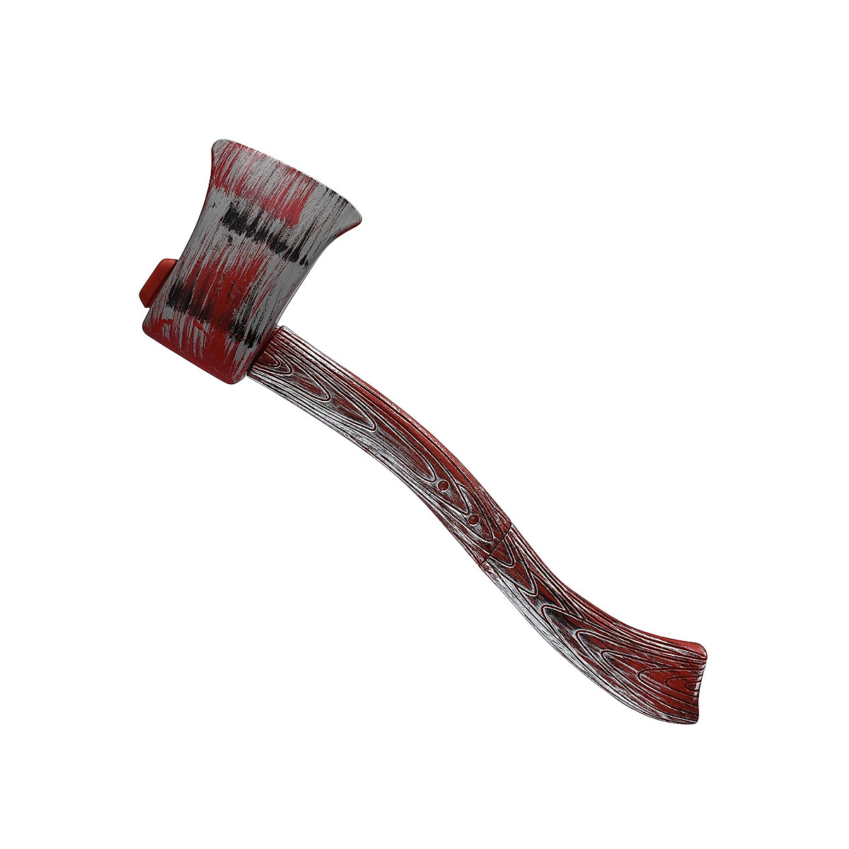 Nicky Bigs Novelties Adult Fake Plastic Bloody Axe Prop - 3 Piece Long Axe Handle Lumberjack Costume Halloween Decoration
