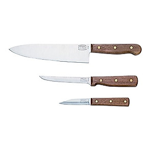 Chicago Cutlery Wood Knife Set 8" Carbon Blister Pack