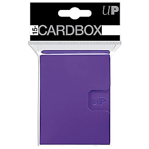 Ultra PRO - Card Protector PRO 15+ Card Box 3ct (Purple) - Protect Your Valuable Sports Cards, Gaming Cards, and Collectible Trading Cards, Fits Inside Ultra PRO Deck Box for Extra Protection