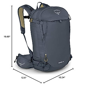 Osprey Sopris 30L Women's Ski Backpack, Tungsten Grey