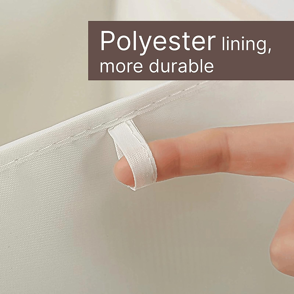 ACOMOON, 4 Pack, Linen Closet Organizers and Storage, Closet Storage Boxes, Closet Organizer, Fabric Storage Bins, Shelf Baskets, Collapsible Storage Bins