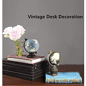 MUAMAX Globe Pen Pencil Holder for Desk Pen Organizer for Desk Desktop Organizer Pencil Cup Pot Desk Accessories for Home Office School