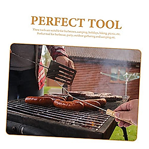 1 Set Picnic Barbecue Tools Bbq Accessories Griddle Accessories Kit Outdoor Bbq Tools Bbq Tools Kit Camping Grill Utensils Grill Utensils Kit Outdoor Grill Tools Barbecue Supply