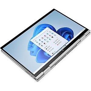 HP Envy x360 2-in-1 Laptop 15-EW0013DX 15.6" FHD Touchscreen, Intel Core i5-1235U, 8GB DDR4 RAM, 256GB SSD Storage, Windows 11 Home, Natural Silver (Renewed)