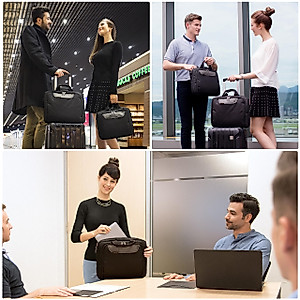 Everki Advance Laptop Briefcase 18.4 Inch - Business Briefcase for Men & Women, Ideal Lap Top Computer Bag for Travel, Heavy Duty Laptop Bag, Lap Top Messenger Carrying Case, (EKB407NCH18) Charcoal