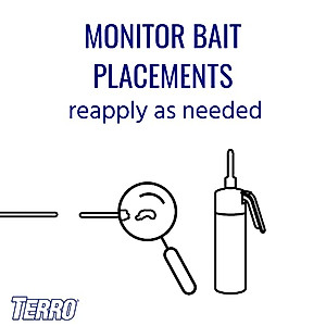 TERRO T502 Ready-to-Use Indoor Roach Bait Roach Gel Killer - Kills German, American, and Oriental Roaches – 3 oz