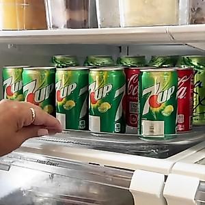 Square Lazy Susan for Refrigerator, 15.8''x 11.8'' 360° Rotate Clear Rectangular Turntable Organizer for Countertop Fridge Organizers and Storage for Kitchen,Home,Office