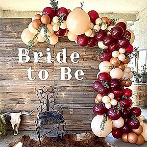 118pcs Burgundy Gold Balloon Arch Garland Kit Double Stuffed Wine Red Balloons Gold Dot Confetti Balloon for Valentines Day Birthday Wedding Decorations Baby Shower Bridal Shower Globos