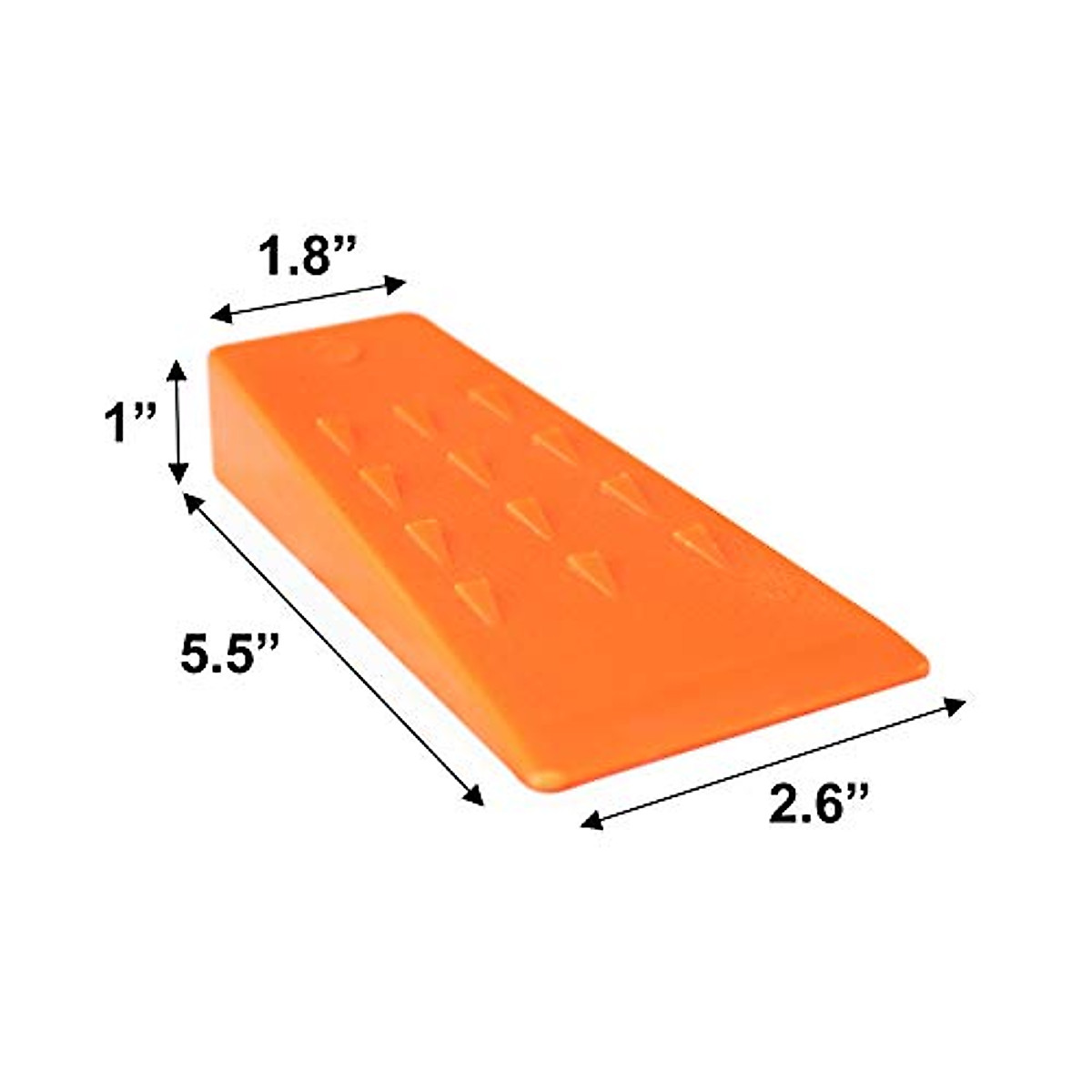 GarMills Tree Felling Wedges Spiked Logging Tools for Chainsaw Tree Log Cutting Set of 4 Pack with 2 x 5.5 Inch and 2 x 8 Inch.