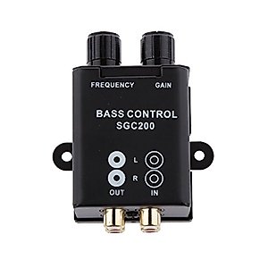 Xtenzi Amplifier Universal Car Bass Volume Regulator Knob Line Level Control Remote XTBR10 with Frequency Controller