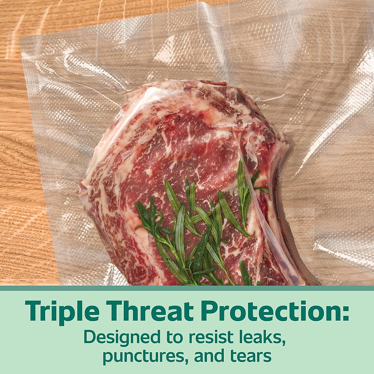 FoodSaver Gallon Vacuum Seal Bags, Heavy Duty, 28 Pack, Extended Life for Freshness, Enhanced Protection