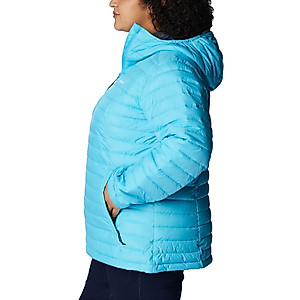 Columbia Women's Silver Falls Hooded Jacket, Atoll, Medium