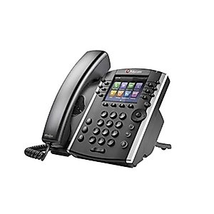 Polycom 2200-46162-025 VVX 410 12-Line IP Phone Gigabit PoE (Power supply not included) (Renewed)