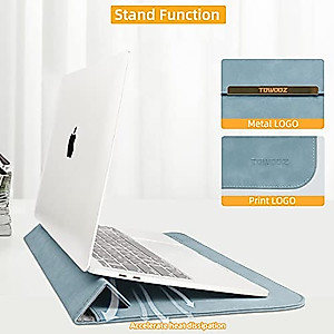 TOWOOZ Sleeve Compatible with 2022 New M2 MacBook Air 13.6 Inch A2681 / MacBook Pro 13-13.3 Inch/ MacBook Air 13-13.6 Inch M1 M2 Chip, Laptop Sleeve Case with Accessory Pouch