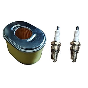 LXQTAO Air Filter with Spark Plug Replacement for Honda GX140, GX160, GX200, 5.5hp, 6.5hp Engine Generators and Water Pumps – A Superior GX160 Air Cleaner Substitute