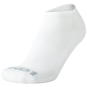 AND1 Men's Socks - Athletic Cushion Low Cut Socks (12 Pack), Size 6-12.5, White