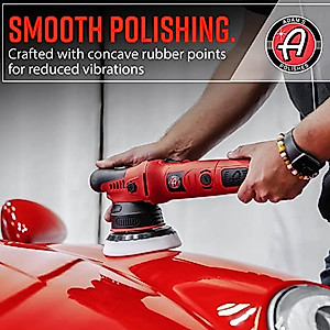 Adam's 9mm Dual Action Car Polisher (Polishing Kit) - Buffer Car Scratch Remover for Car Detailing | Includes Polish, Compound & Pads