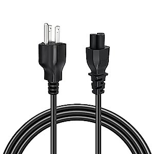 Aprelco New AC in Power Cord Outlet Socket Cable Plug Lead Compatible with Artograph LED1000 LED 1000 Digital Art Projector