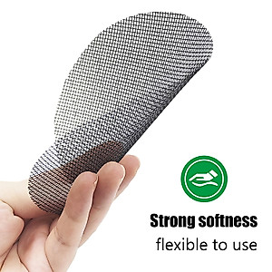 RooTrimmer 100 Pack 68MM, 2.7 inch Round Mesh Nets for Block Soil Leaking of 4 inch Nursery Pots(or Other Pots Bottom Around 2.7")