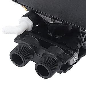 5600xstst Digital Control Valve for Water Softeners 110V 3W, Time Control Head Replacement Softener Valve Backwash Head for Water Filter Softener R-esin Tank