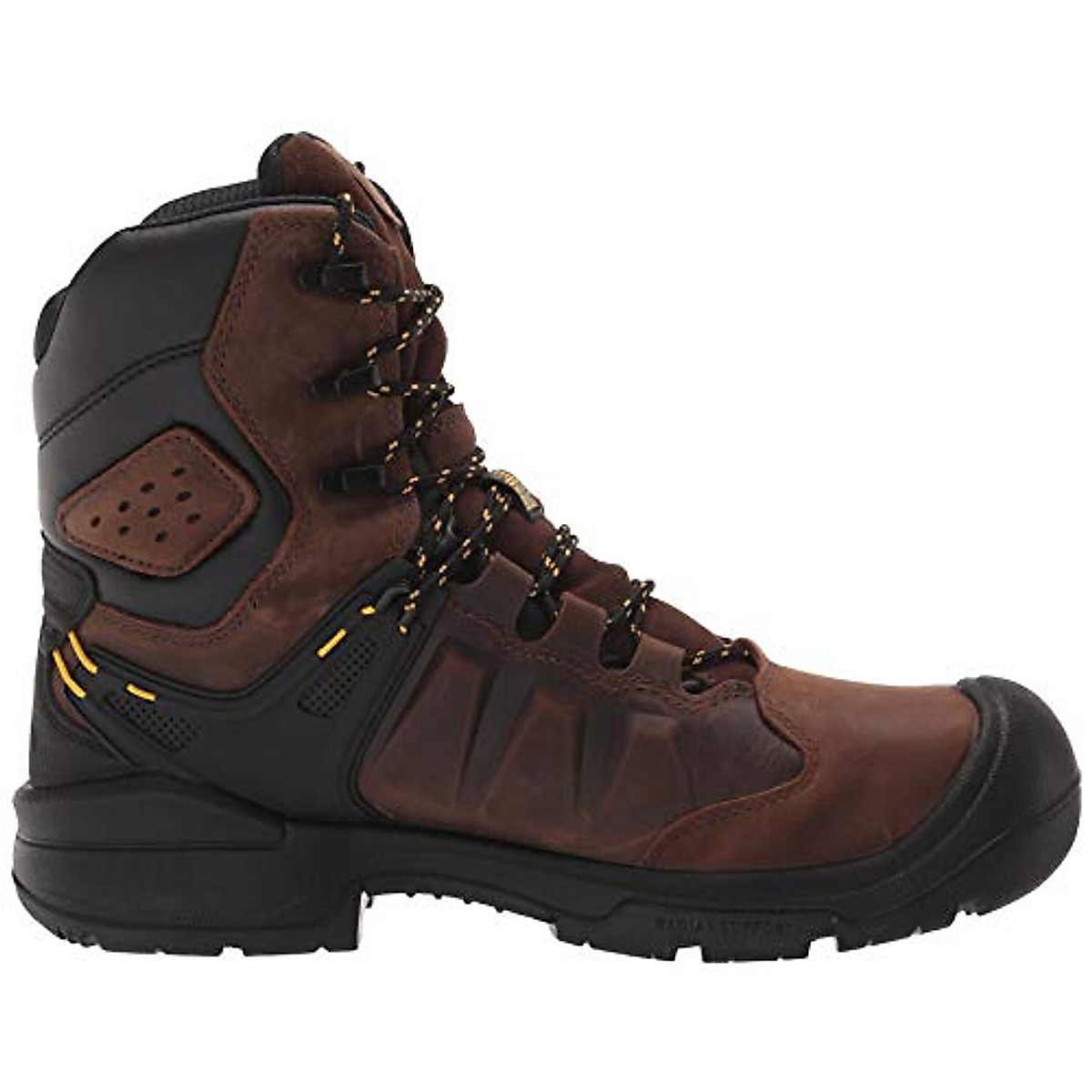 KEEN Utility Dover, Men's, Dark Earth/Black, Comp Toe, EH, WP/Insulated, 8 Inch, Work Boot (10.5 D)