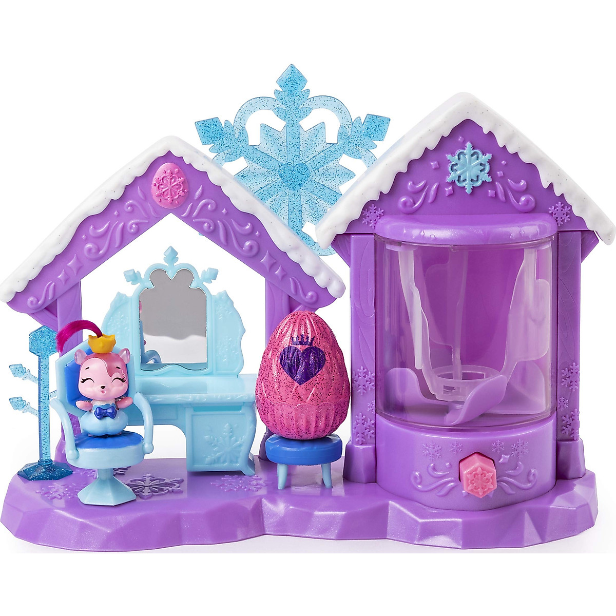 Hatchimals CollEGGtibles, Glitter Salon Playset with 2 Exclusive, for Kids Aged 5 and Up