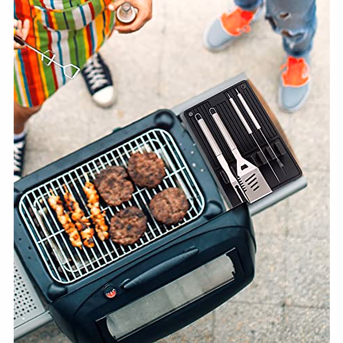 Ozeri BBQ and Grill Utensil Holder Mat Set