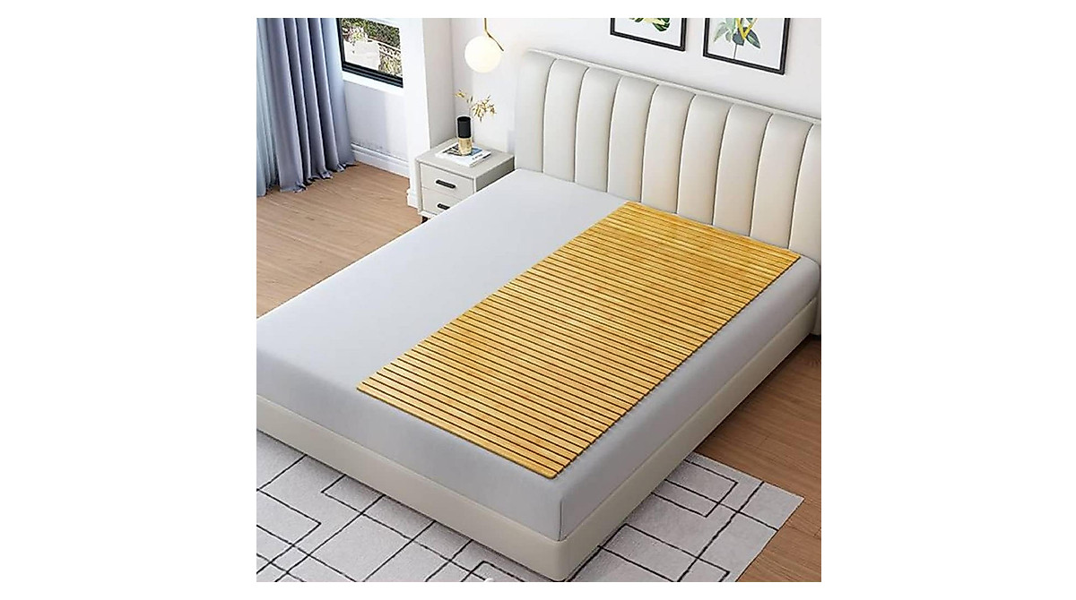 Foldable Bamboo Bed Mat for Ultimate Comfort & Spine Support