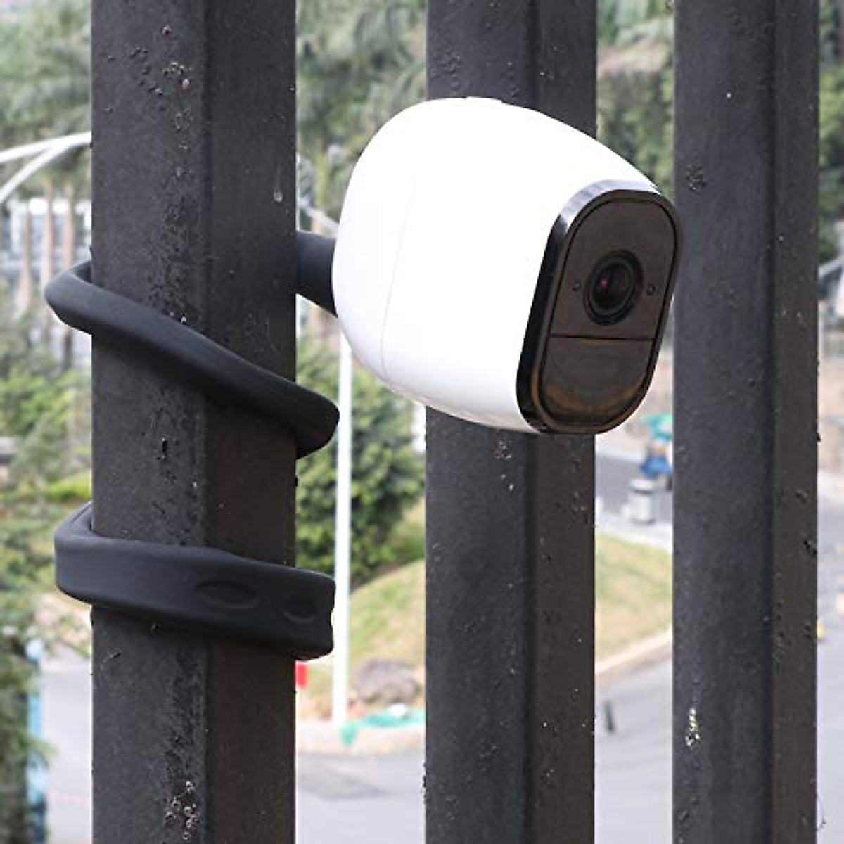 2 Pack Flexible Twist Mount for Arlo Pro 2, Arlo Ultra, Arlo Pro,Arlo Baby, Arlo Pro 3, Arlo Go,Arlo Wall Mount Bracket,Attach Your Arlo Camera Wherever You Like Without Any Tools - Black