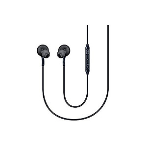 ElloGear OEM Earbuds Stereo Headphones for Samsung Galaxy S10 S10e Plus Cable - Designed by AKG - with Microphone and Volume Buttons (Grey)