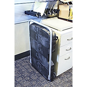 Rubbermaid Commercial Products Convertible Folding Utility Dolly/Cart/Platform Truck with wheels, 250 lbs Capacity, for Moving/Warehouse/Office (FG430000BLA)