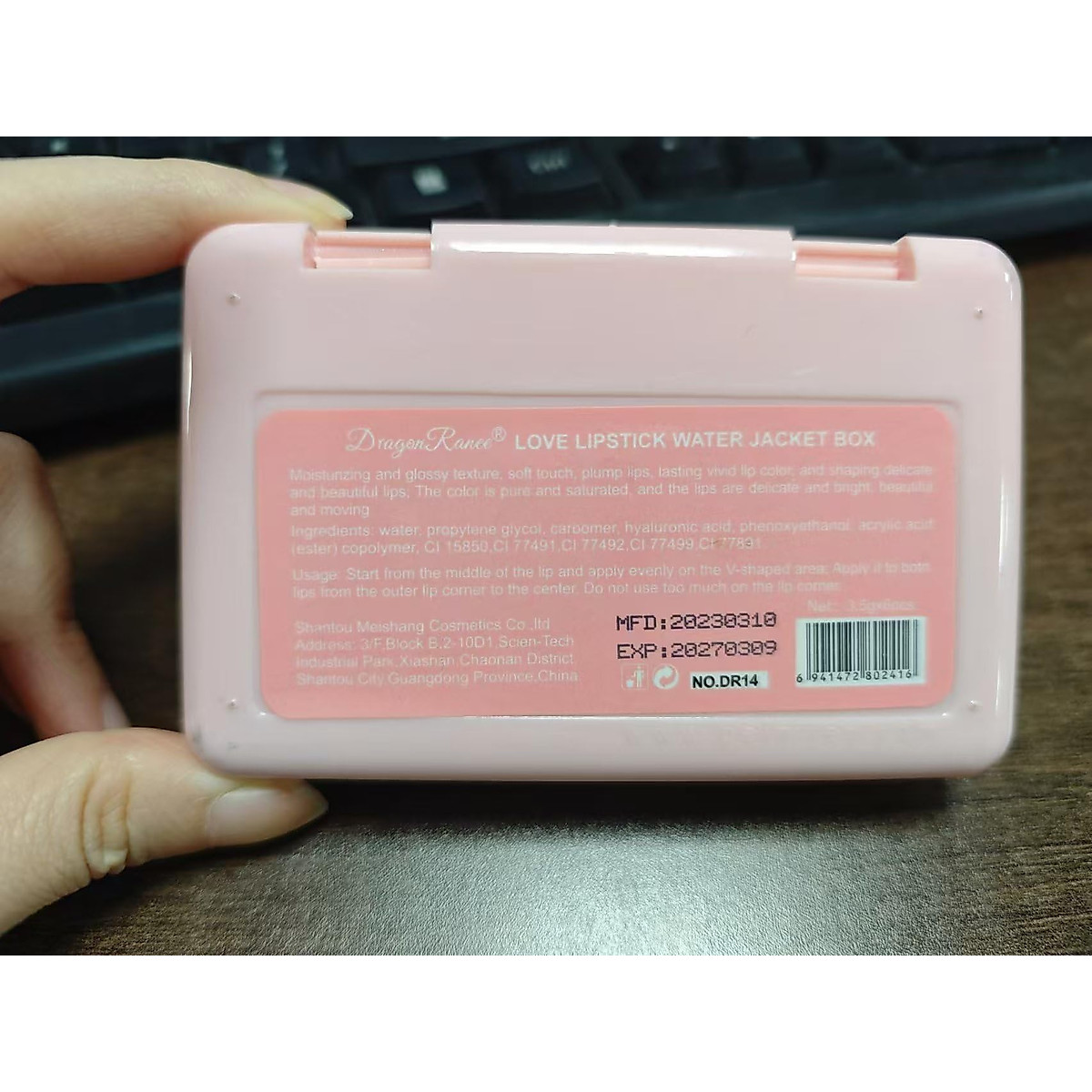 6 Colors Lip Tint Stain Set,Korean Lip Gloss Lip Tint Stain Mini Liquid Lipstick Multi-use Lip and Cheek Tint Long Lasting Non-Stick Cup Waterproof, High Pigment Vivid Color Lip Tint Makeup