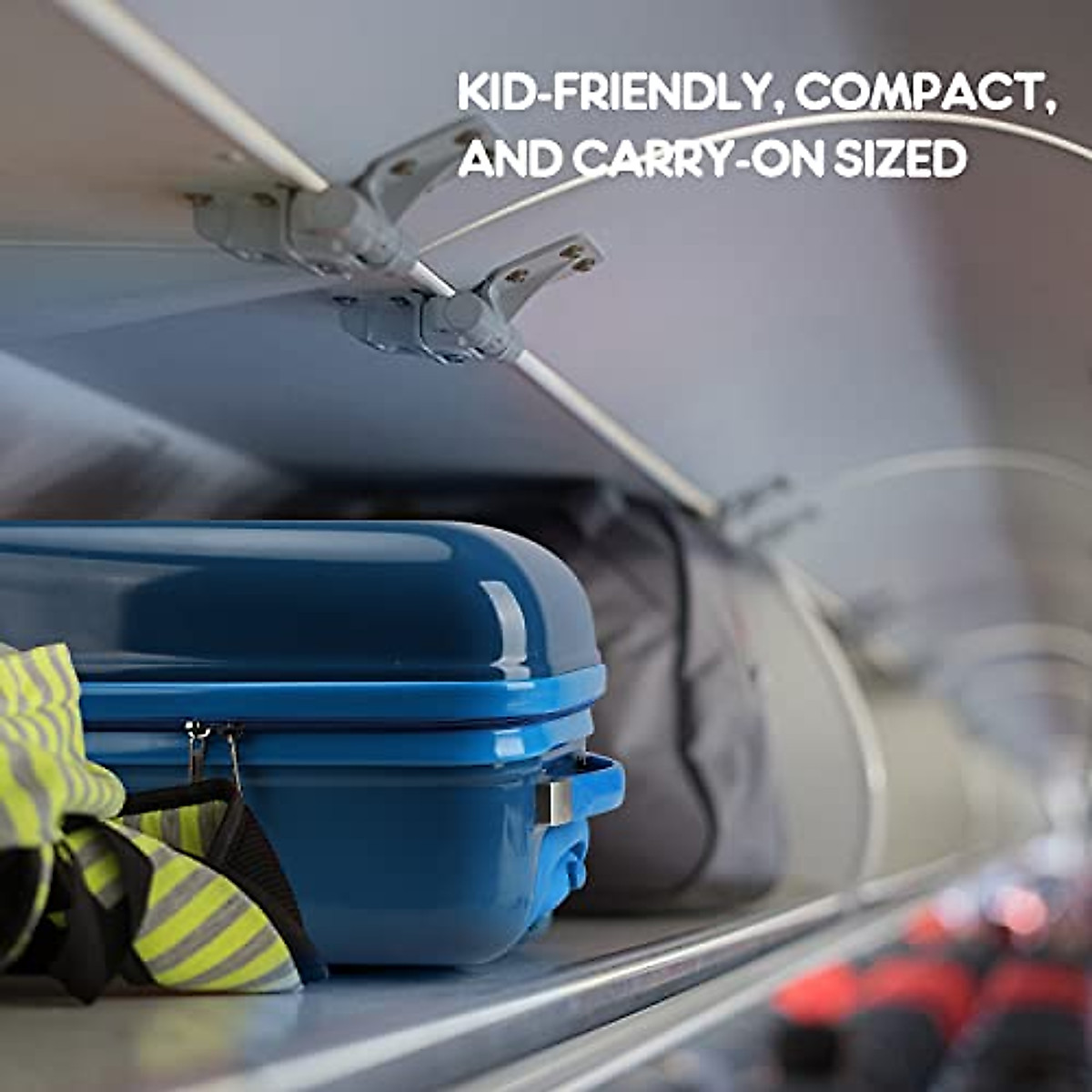 emissary Kids Luggage With Wheels For Boys - 18” Dinosaur Kids Suitcase With 14” Backpack - Kids Carry On Luggage With Wheels - Kids Suitcases For Boys and Girls - Hard - Sided Rolling Kids Suitcase