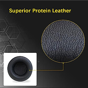 MQDITH Soft Protein Leather Replacement Ear Pads Compatible with Corsair Virtuoso RGB SE Headset
