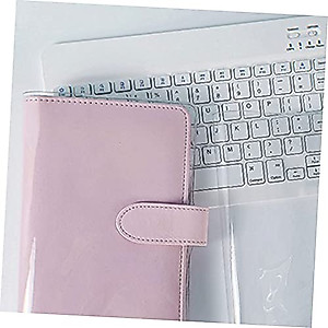 Operitacx 15 Pcs Laptop Case Clear Sheet Protectors Clear Notebook Cover Plastic Book Film Notebook Cover Protector Adjustable Book Cover Book Protection Cover Book Coat PVC Plan Textbook A5