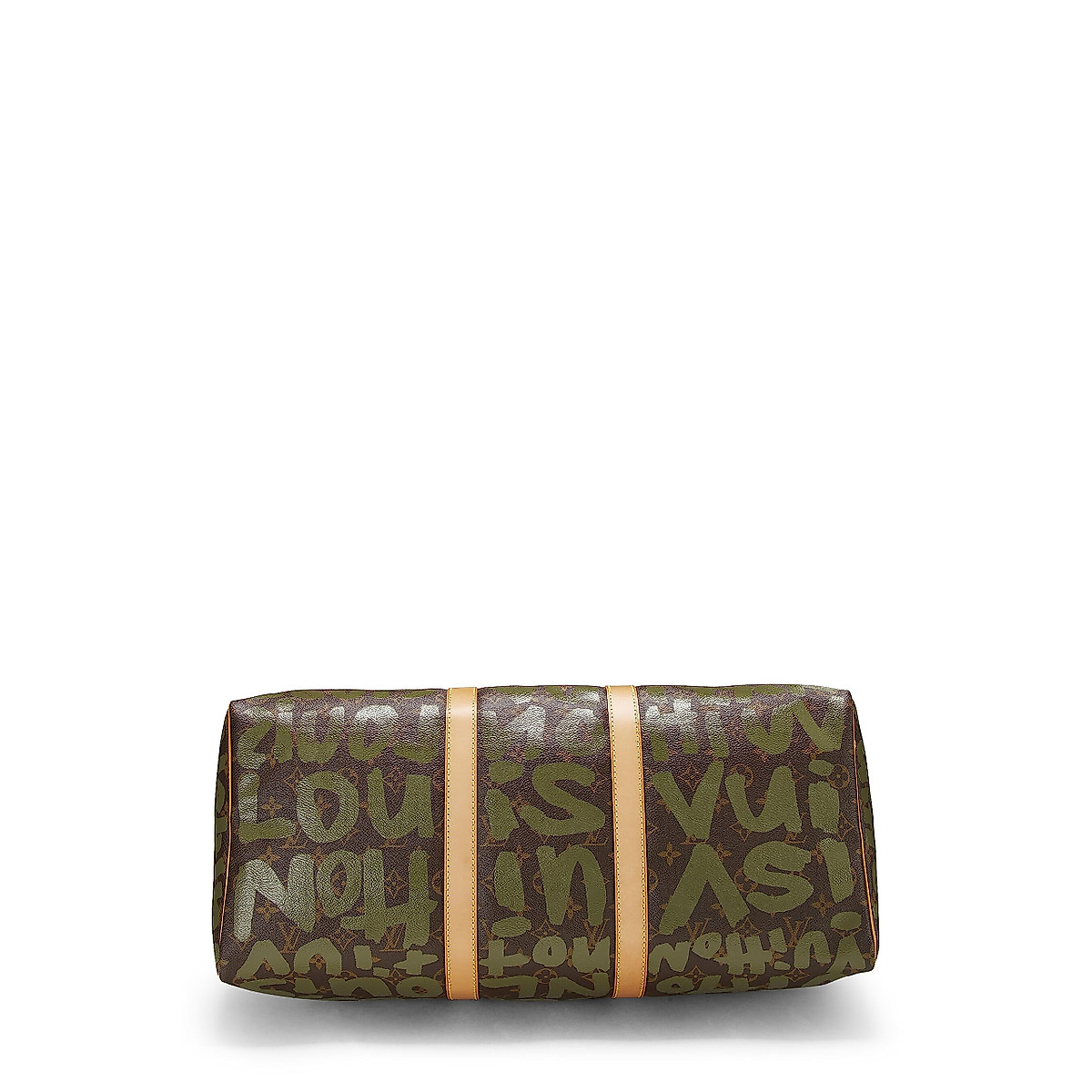 Louis Vuitton, Pre-Loved Stephen Sprouse x Louis Vuitton Green Monogram Graffiti Keepall 50, Green