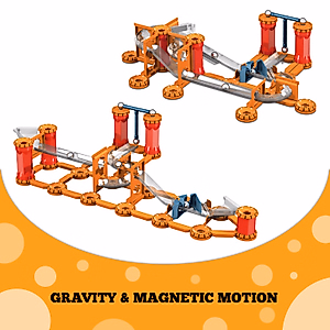 Geomag Magnetic Toys | Mechanics Gravity Track | Kids STEM Marble Run Building Toy | Magnetic Motion | Educational Game | Swiss-Made | Age 7+ 115 Piece